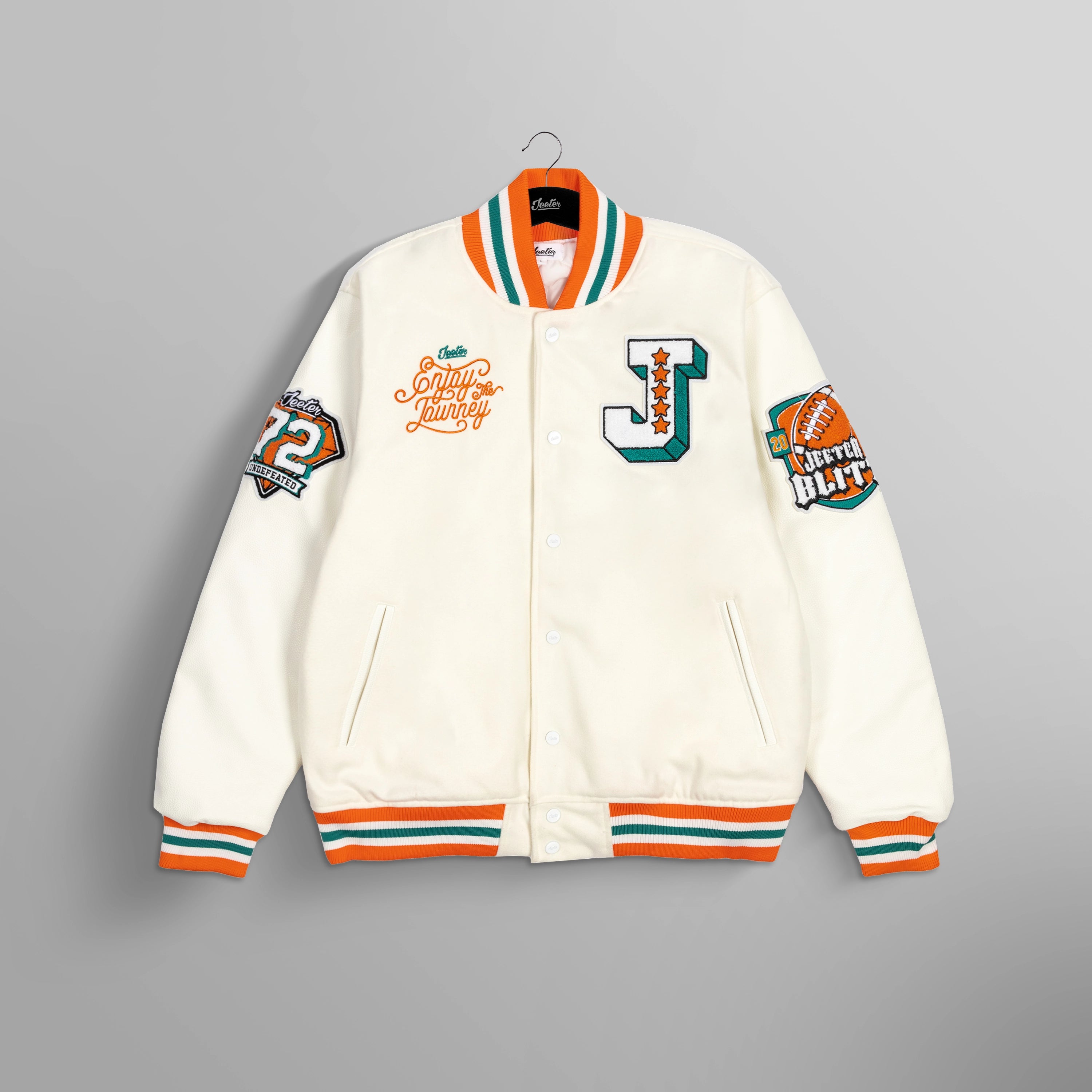 Undefeated SZN Men's Varsity Jacket – Jeeter Apparel