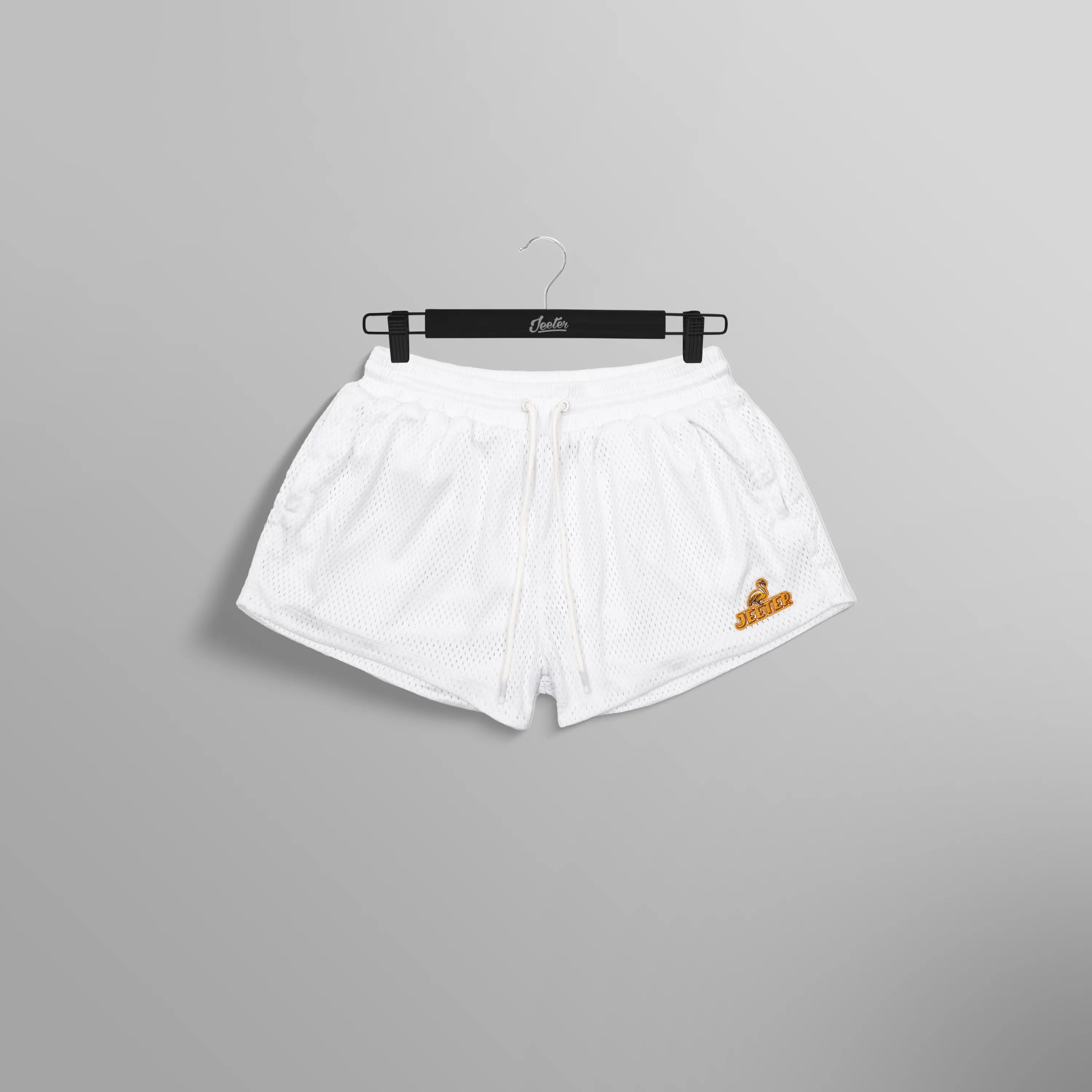 Golden Summer Women's Mesh Short - White – Jeeter Apparel